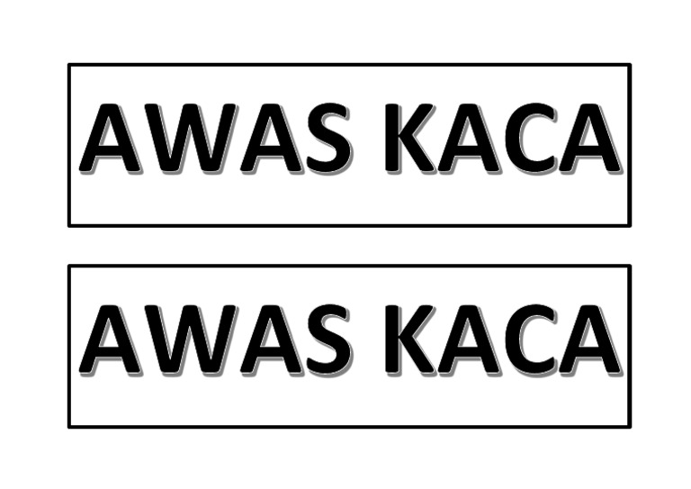 Awas Kaca | PDF