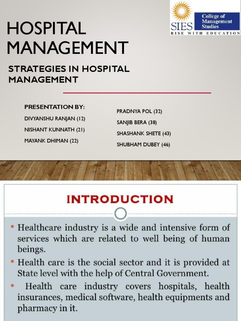 Hospital Management | PDF | Hospital | Patient