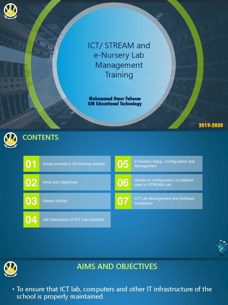 ICT Lab Assistants - Training Slides | PDF | Educational Technology ...