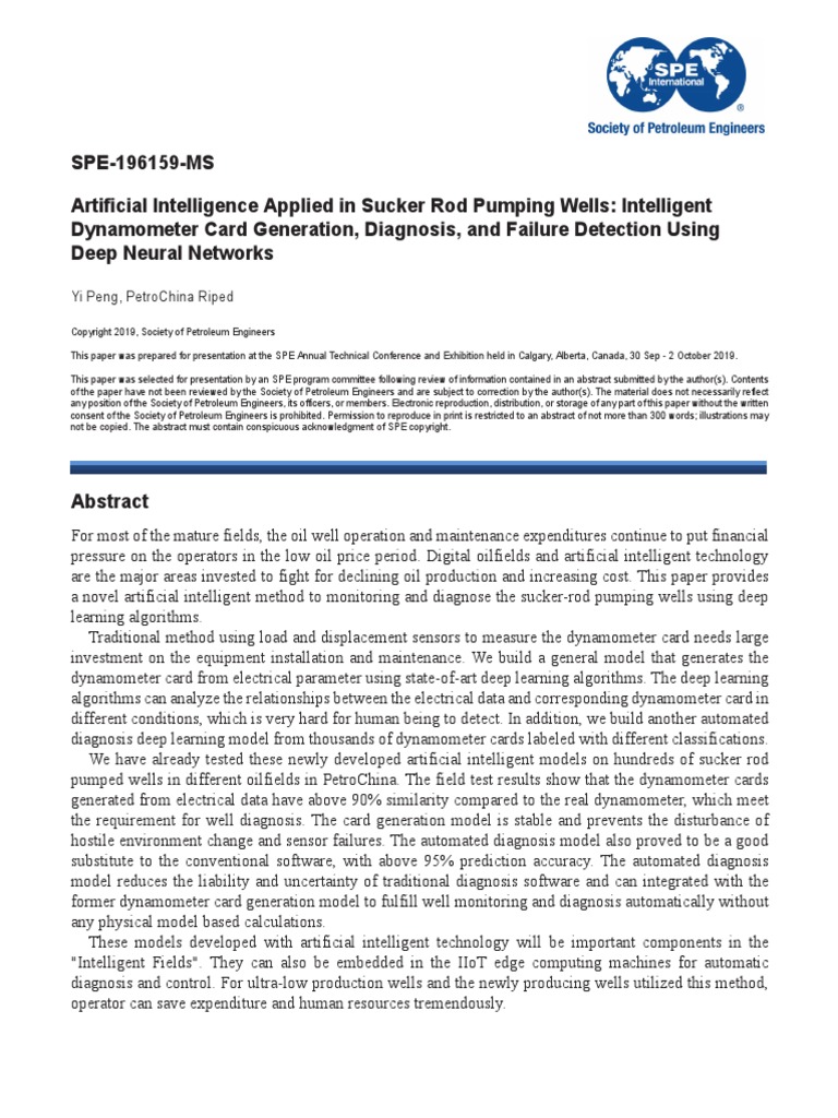 Peng 2019 | PDF | Deep Learning | Artificial Intelligence