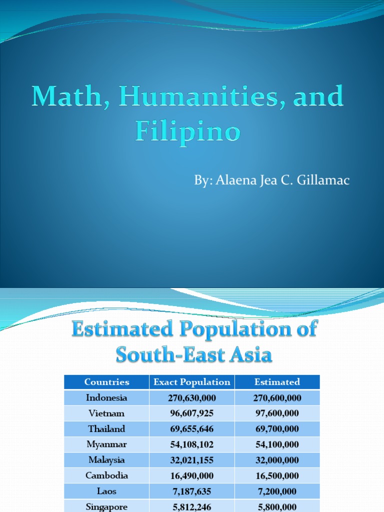 Math, Filipino, Humanities | PDF