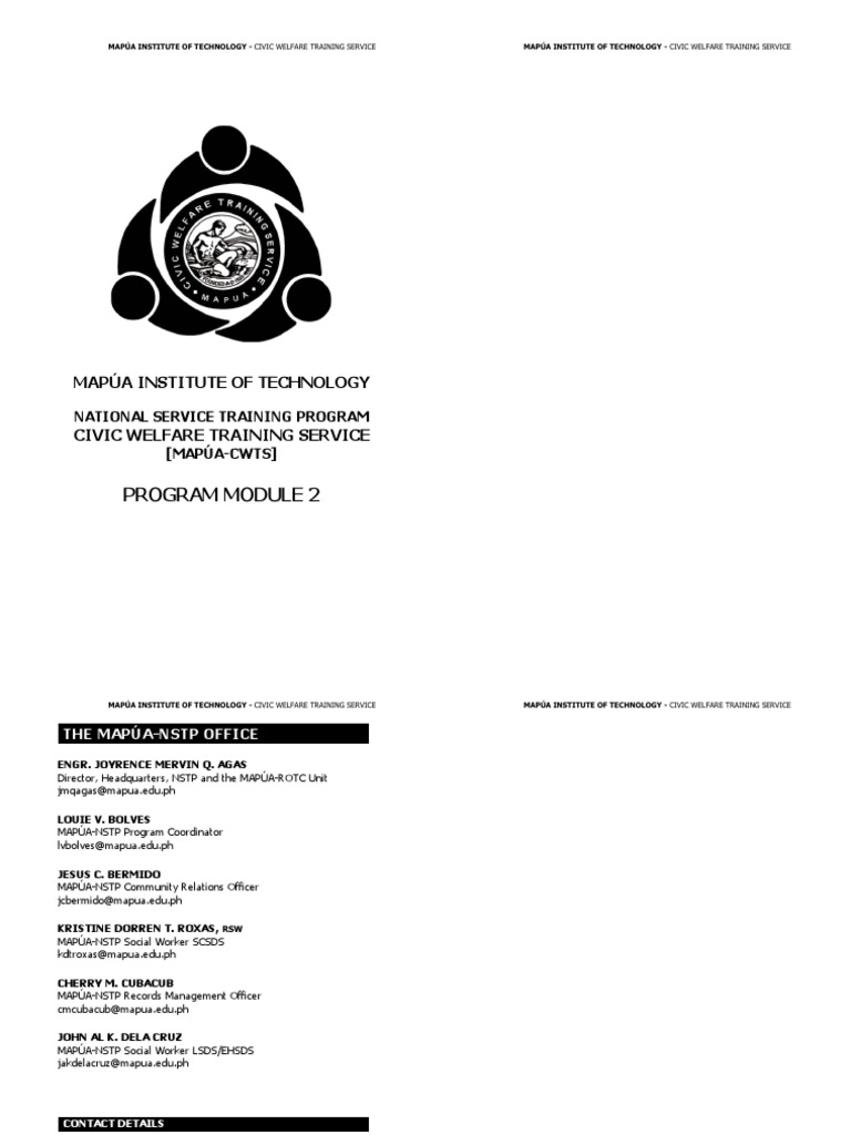 Mapua-Cwts Program Module 2 (Ay12-13) PDF | PDF | Drinking Water ...