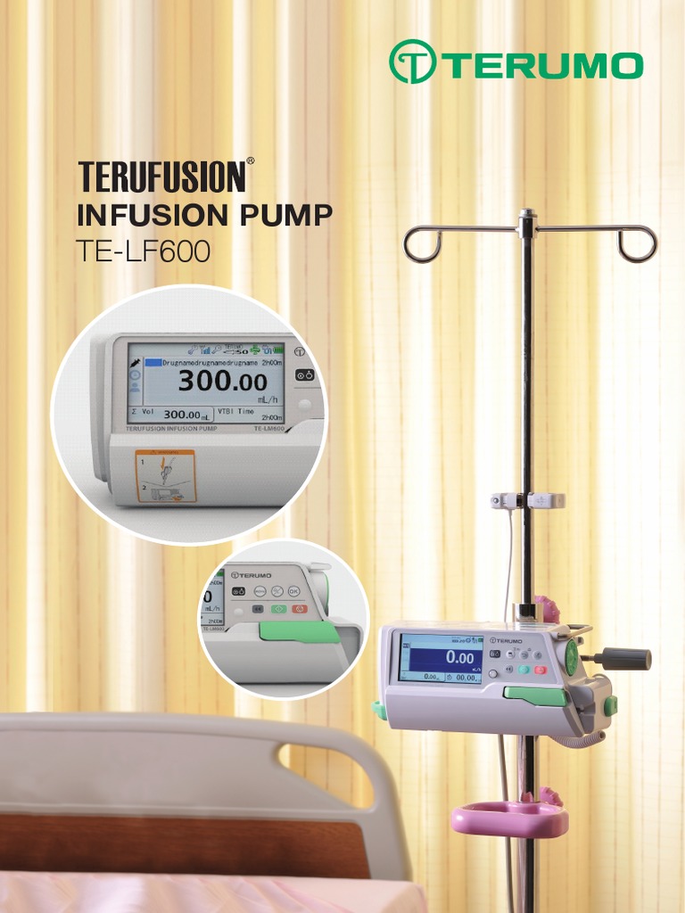 Infusion Pump: Te-Lf600 | PDF | Flow Measurement | Relative Humidity