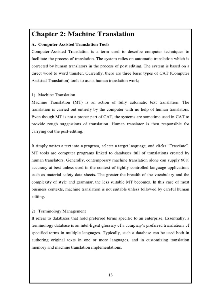 Chapter 2 - Machine Translation | PDF | Translations | Semantics