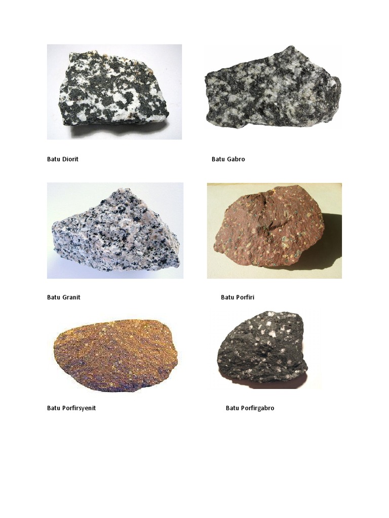 Batu Diorit Batu Gabro | PDF