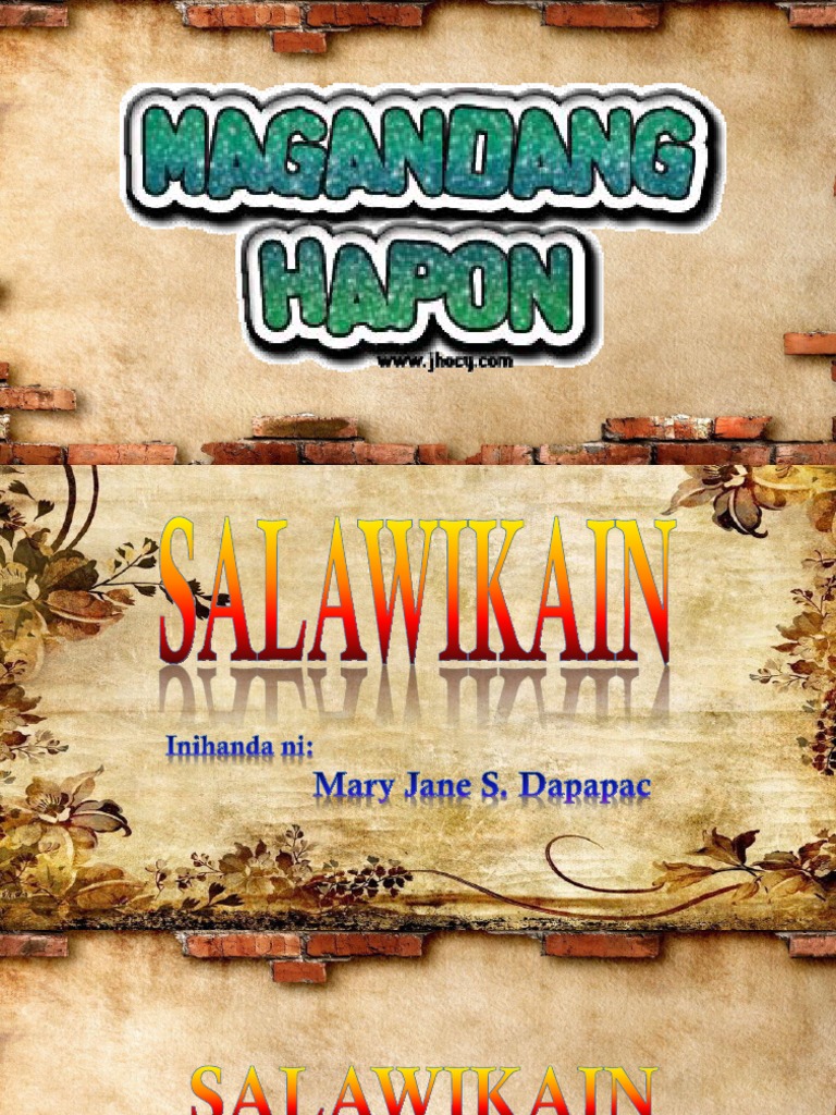 SALAWIKAIN | PDF