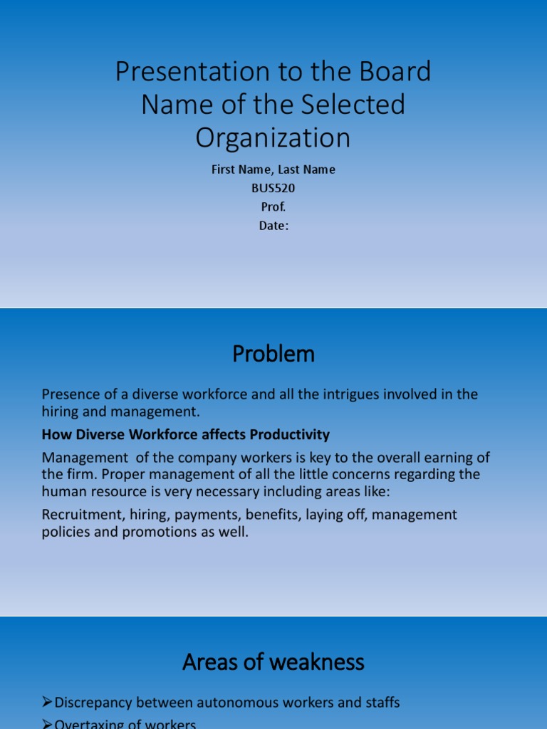 BUS 520 Assignment | PDF | Employment | Leadership