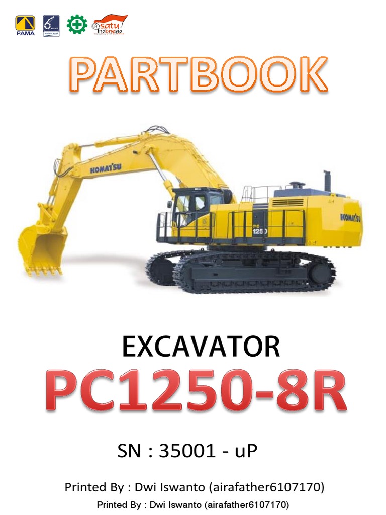 Partbook PC1250-8R PDF | PDF | Piston | Engine Technology