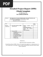 Detailed Project Report (DPR) Model Template: For NHB Scheme No.1 | PDF ...
