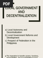 Local Government Code of 1991 | PDF | Politics | Law