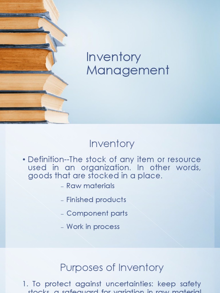 Understanding Inventory Management: Key Concepts, Terms, and Best ...