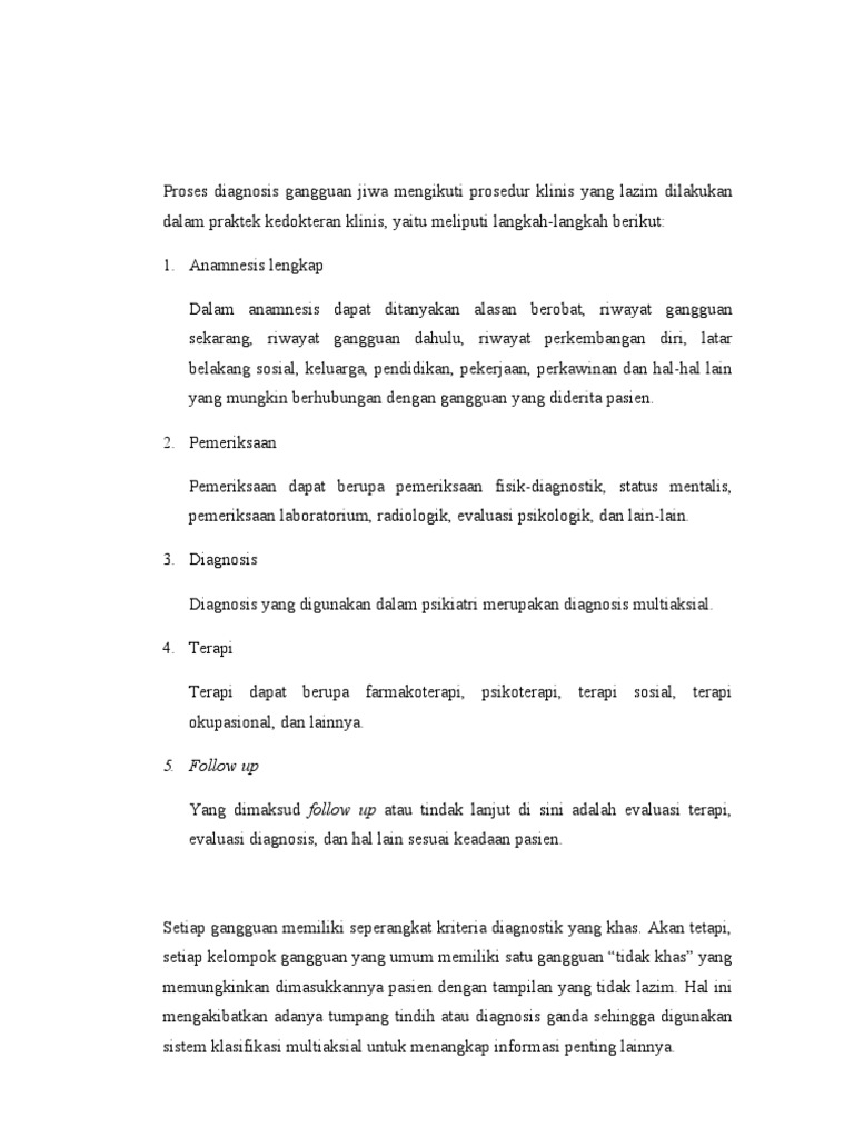 Diagnosis Multiaksial | PDF | Pengembangan Diri | Sains & Matematika