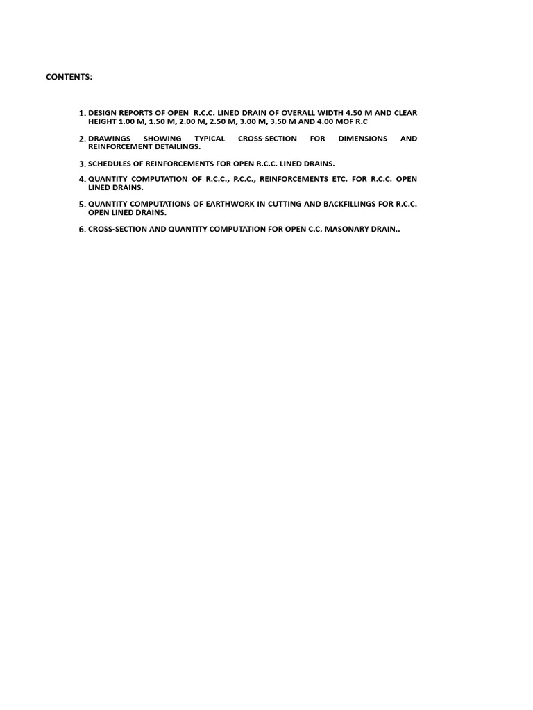 Drain Design | PDF | Structural Analysis | Slope