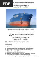 Calado e Deslocamento de Embarcações | PDF | Navios | Embarcação