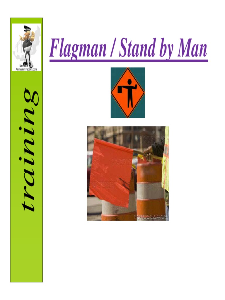 Flag Man | PDF | Traffic | Fires