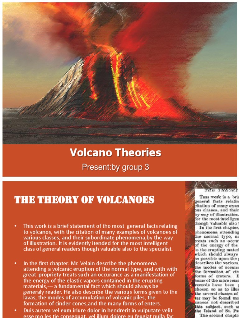 Volcano Theories: Present:by Group 3 | PDF