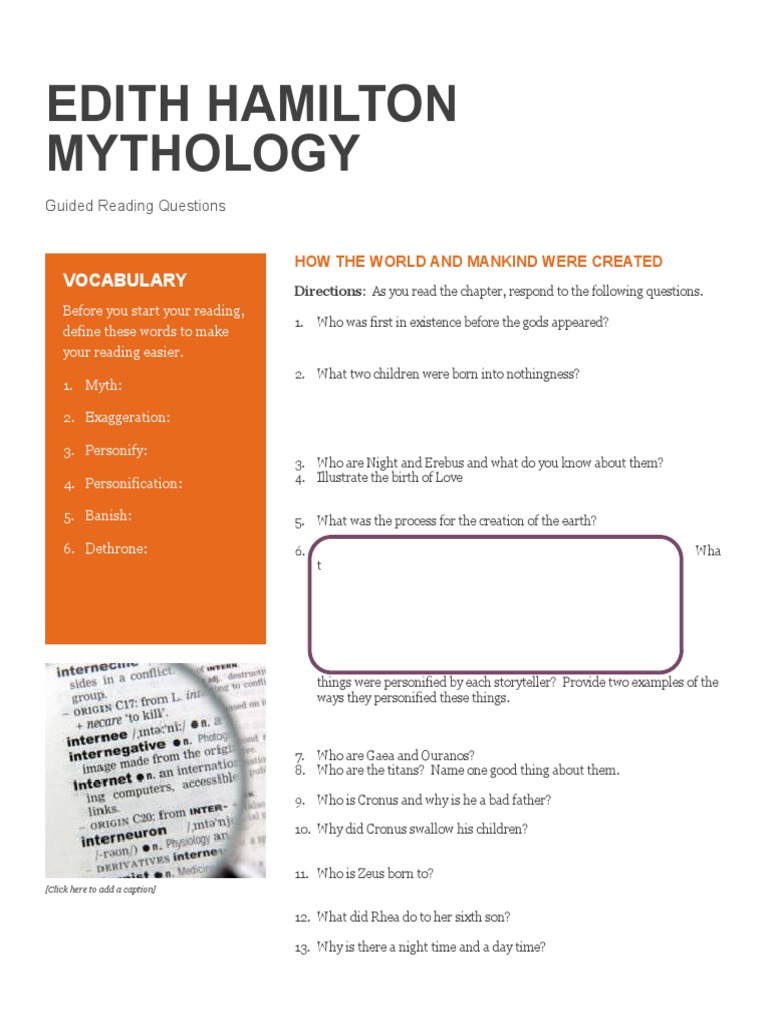 Edith Hamilton Readingnotes HTWMKC | PDF | Mythology | Greek Mythology