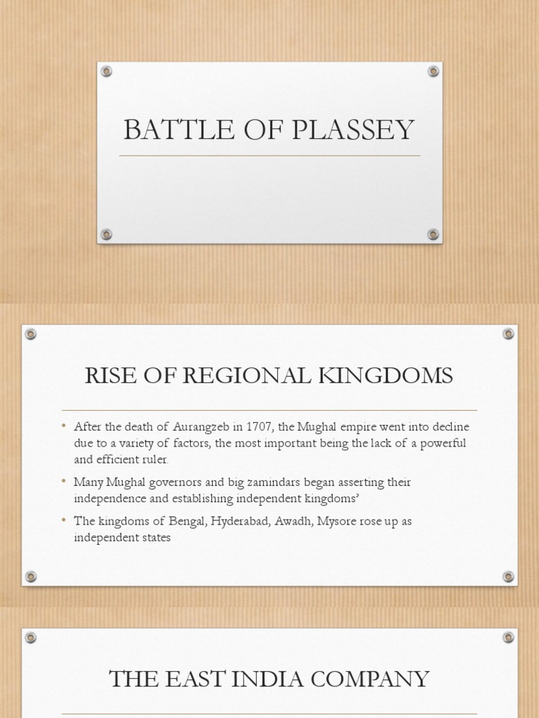 Battle of Plassey | PDF | South Asia | Bengal