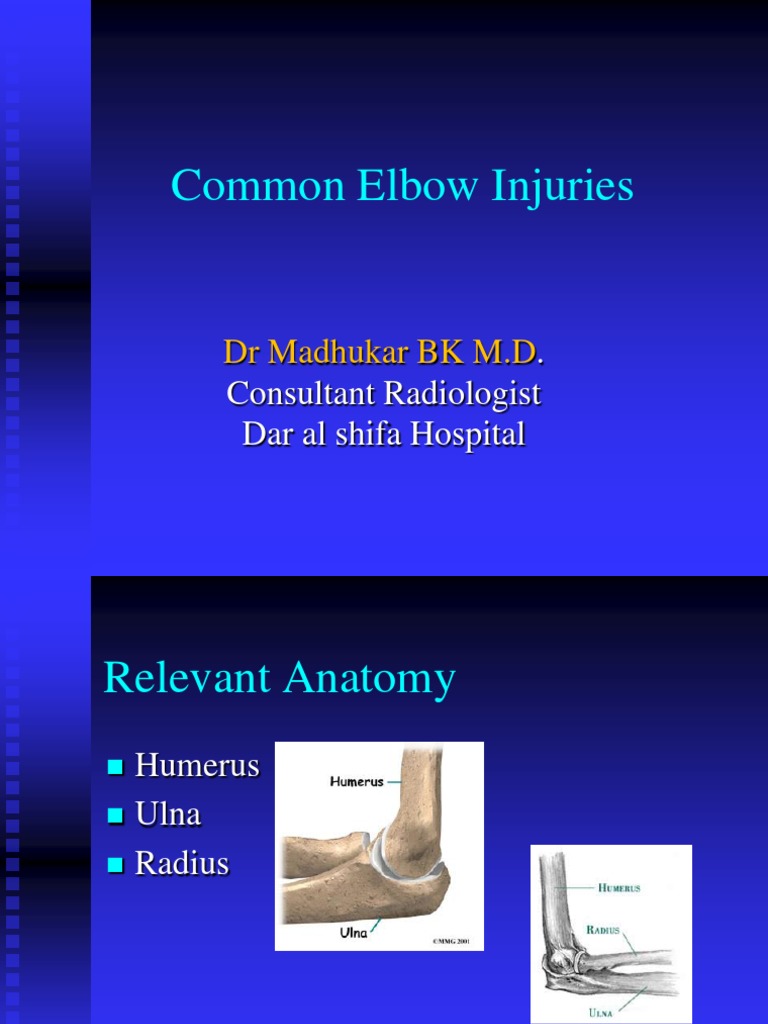 Common Injuries To The Elbow | PDF | Elbow | Joints