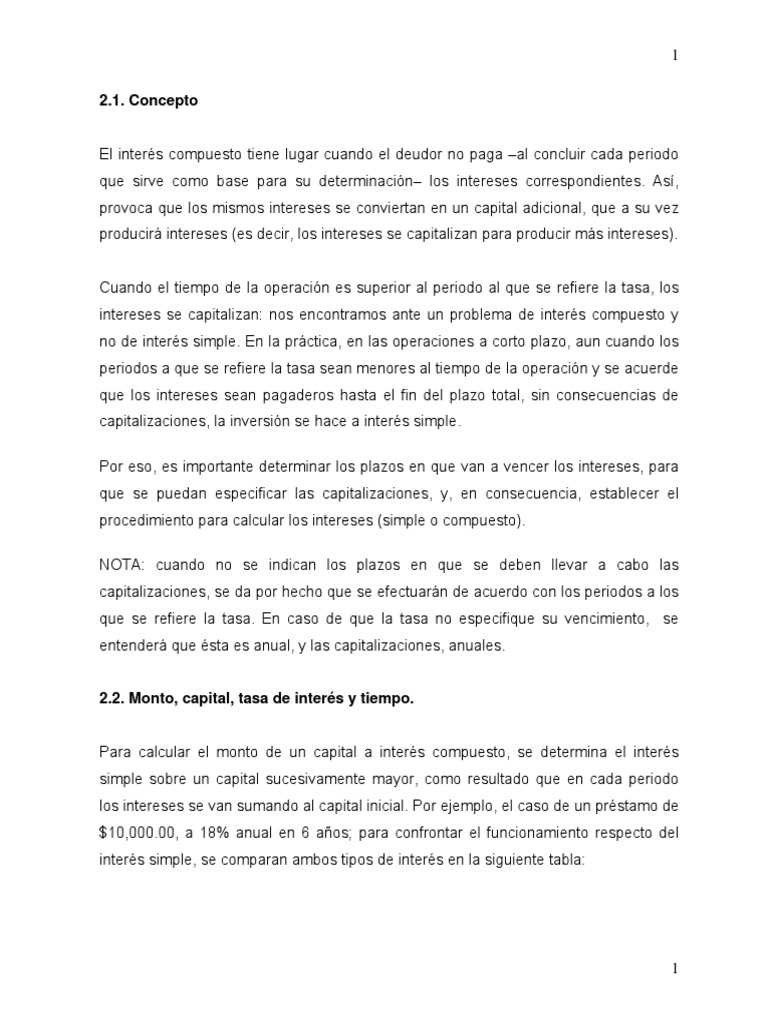 Unidad2 Dos Punto Cero) PDF | PDF | Interés compuesto | Interés