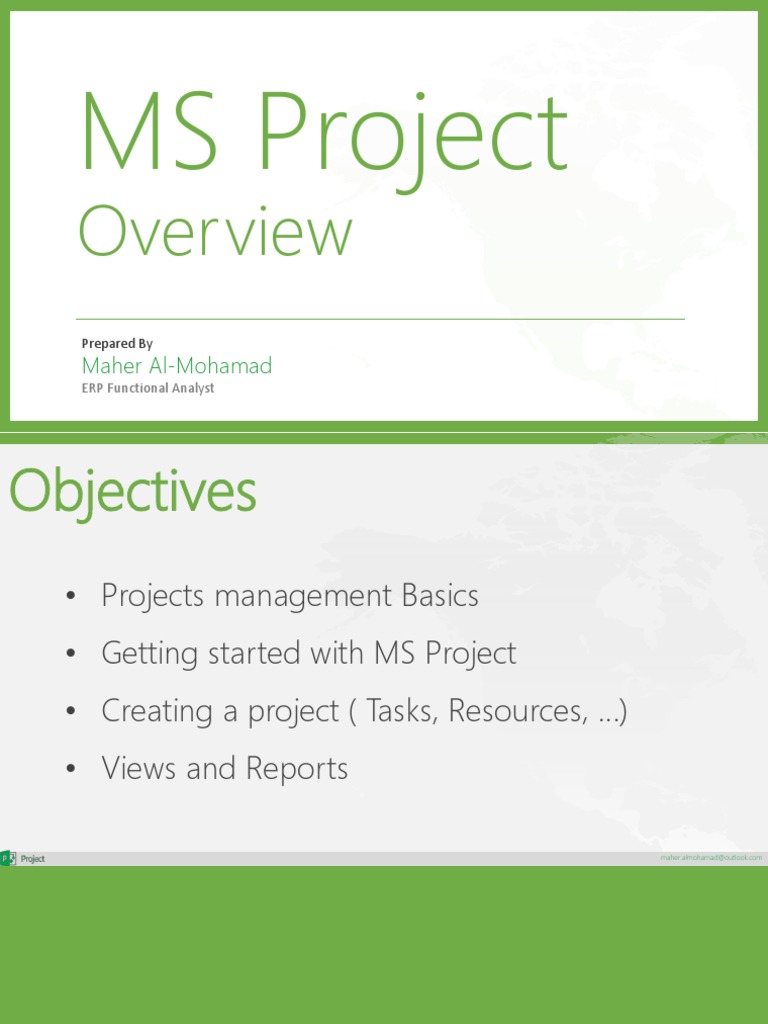 Ms Project 2016 Overview 160216021349 PDF | PDF | Project Manager ...