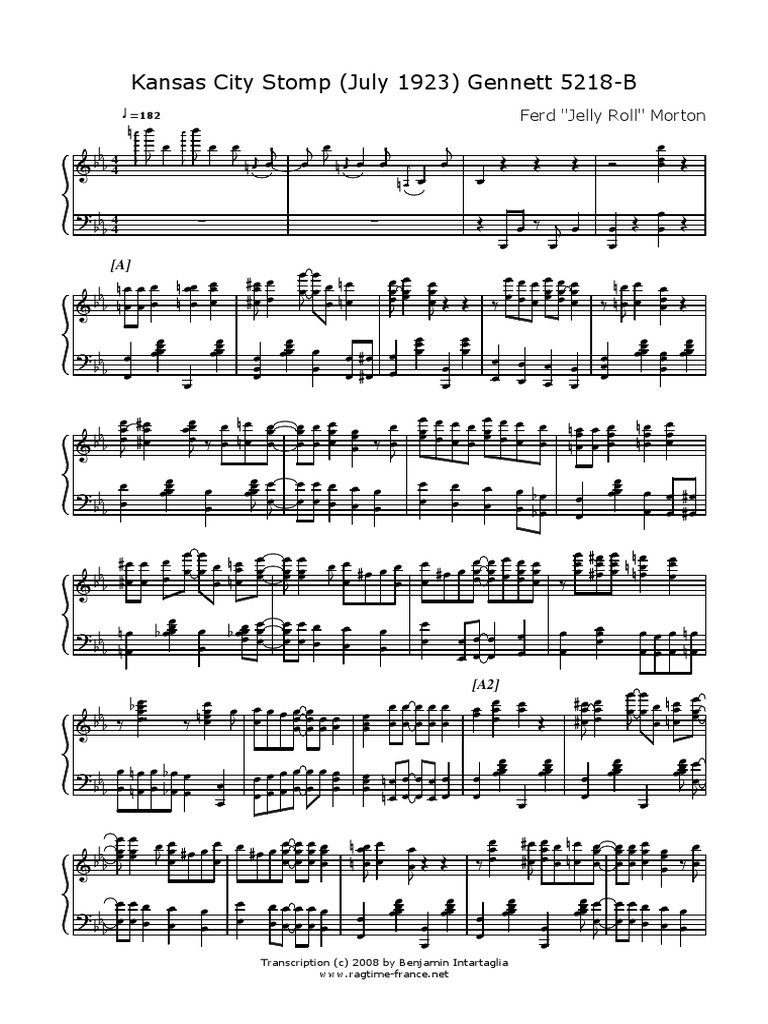 Kansas City Stomp PDF | PDF | Songs Written