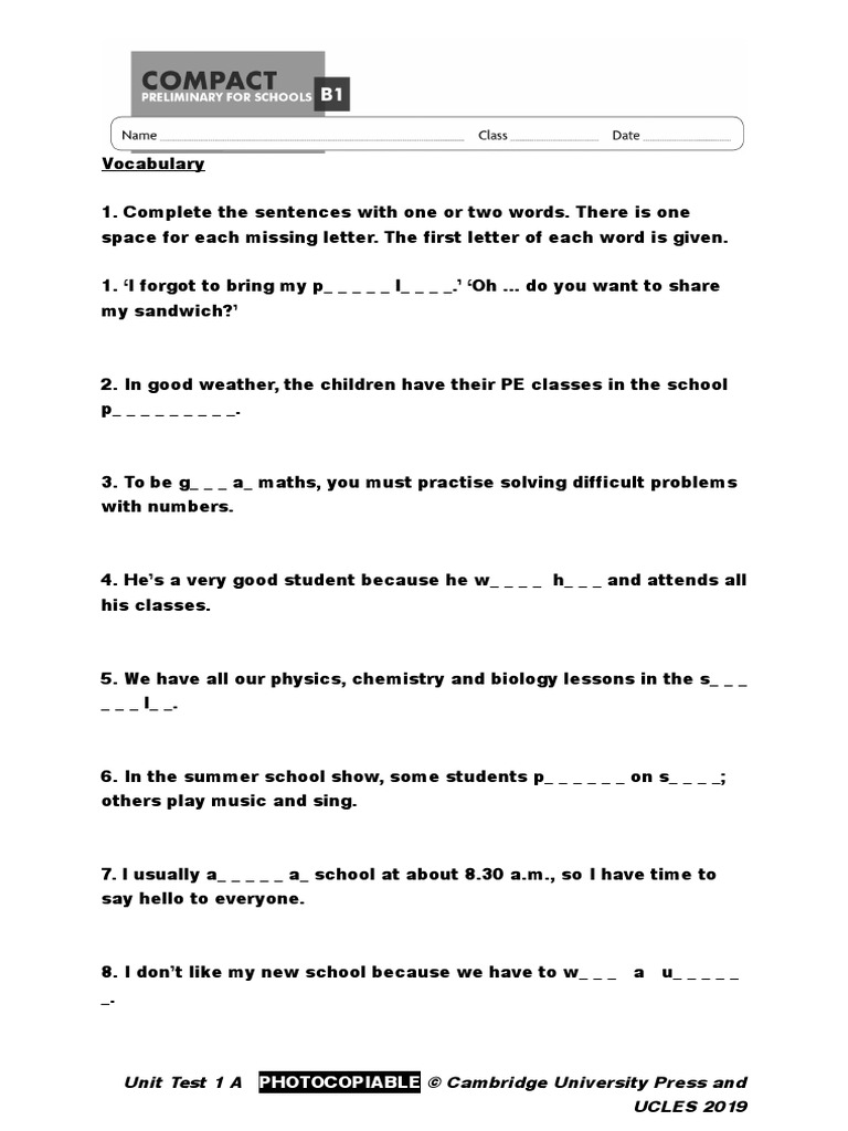 Exam Unit 1 Complete PET | PDF | Learning | Behavior Modification