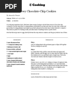 Original CHIPITS Cookies Recipe Recipes | PDF | Baking | Cooking