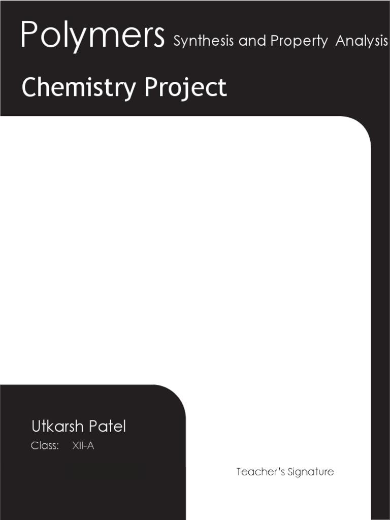 Polymers-Chemistry-Project New | PDF | Epoxy | Polystyrene