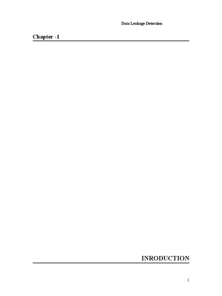 Data Leakage Detection | PDF | Software Engineering | Computer Data