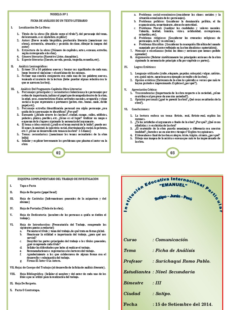 Formato de Díptico | PDF | Autor