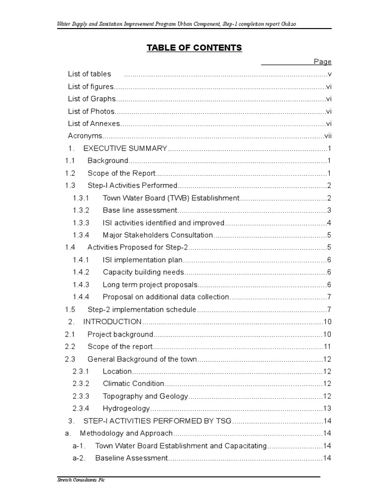 Baseline Assessment Report Guliso | Download Free PDF | Drinking Water ...