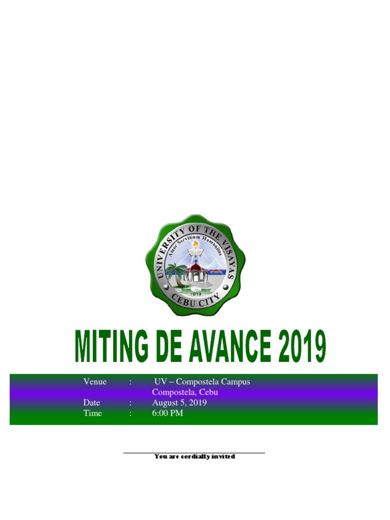 Miting de Avance Program | PDF | Art