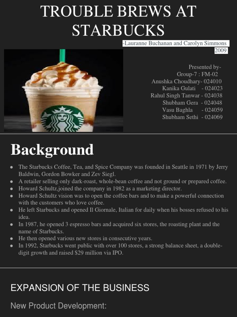 Starbucks | PDF | Starbucks | Coffee