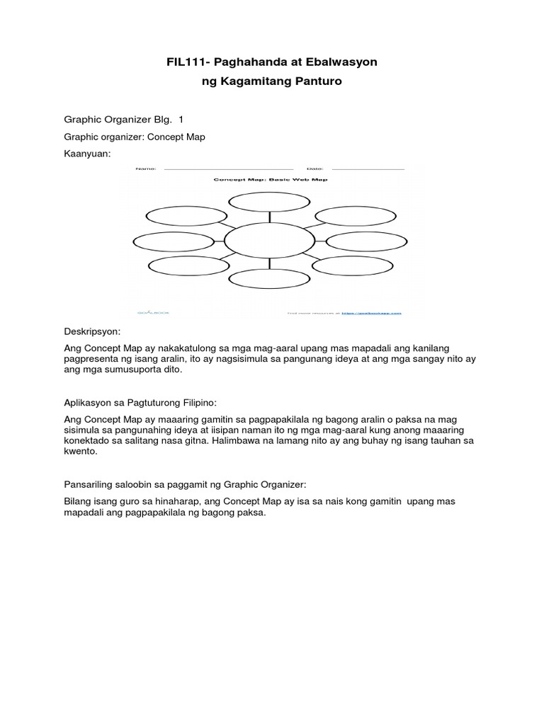 Graphic Organizer - Docx FINAL | PDF