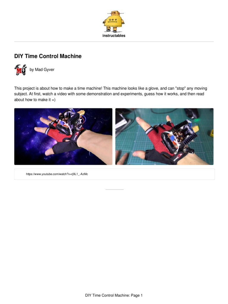 DIY Time Control Machine | Download Free PDF | Electrical Components ...