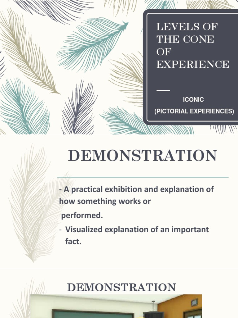 Levels of The Cone OF Experience: Iconic (Pictorial Experiences) | PDF ...