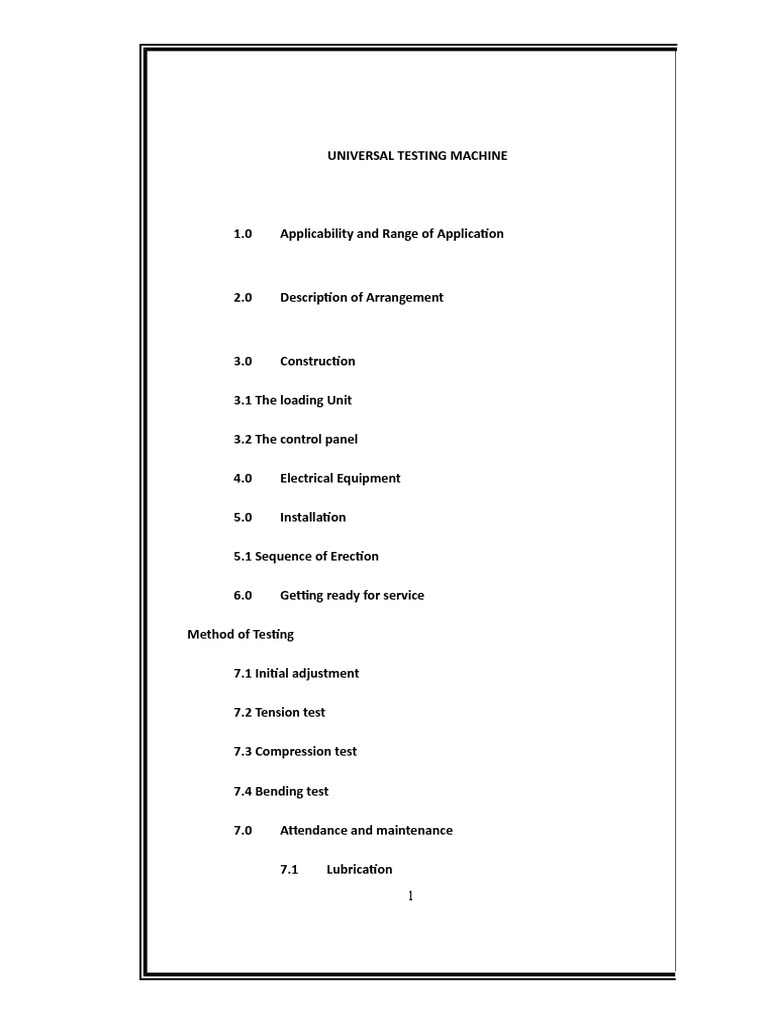 Universal Testing Machine | PDF | Deformation (Engineering) | Ultimate ...