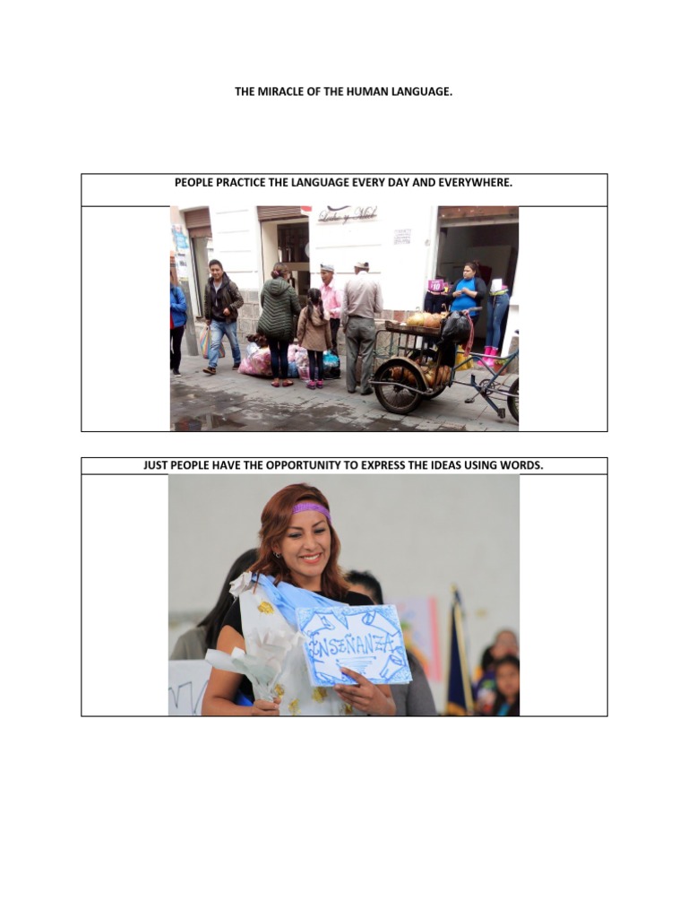 Miracles of Human Language | PDF