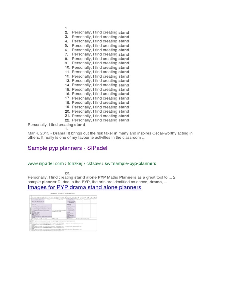 Sample Pyp Planners - Sipadel | PDF | Teaching | Communication