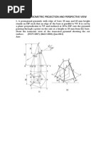 Isometric Projections Assignment | PDF | Sphere | Euclidean Geometry