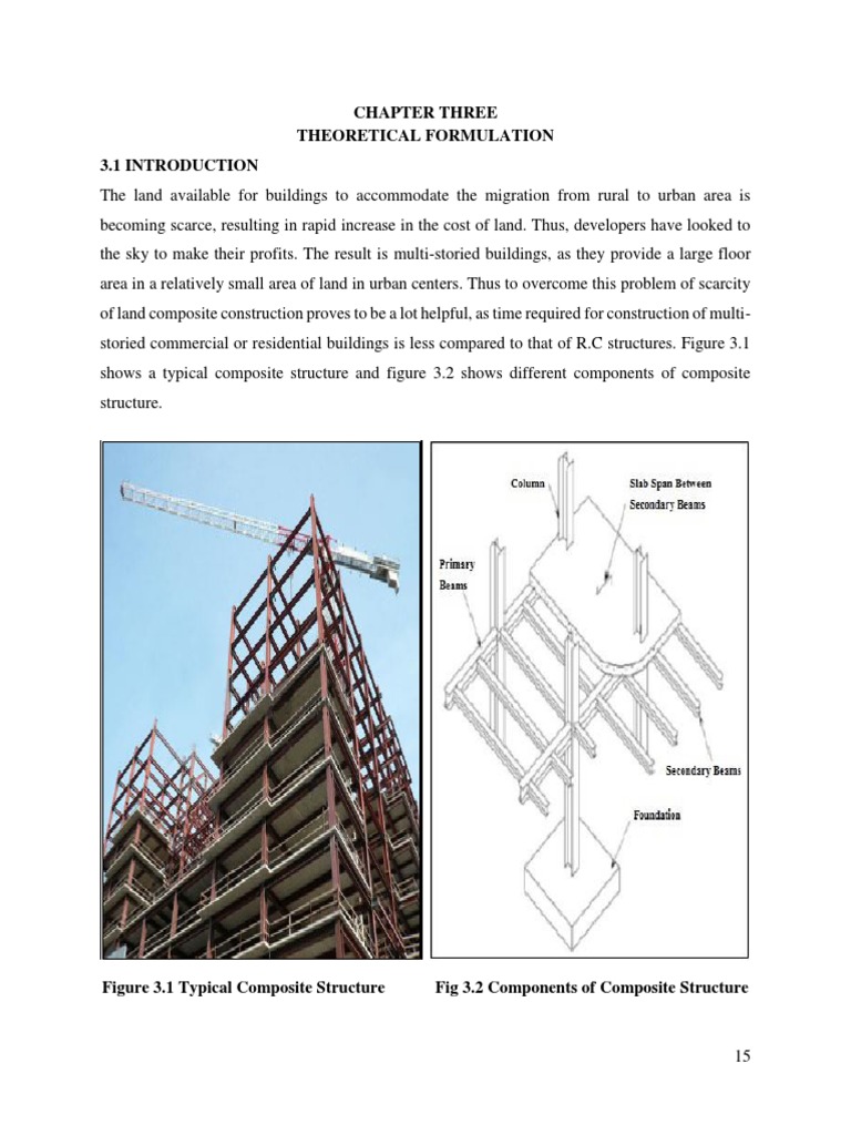 Analysis And Design Of Composite Structures With Steel Castellated Beams Chap 3 Therotical