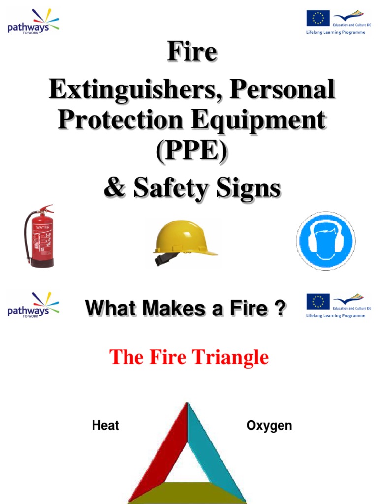 6.2 Fire Extinguishers Ppe and Safety Signs | PDF | Fires | Personal ...