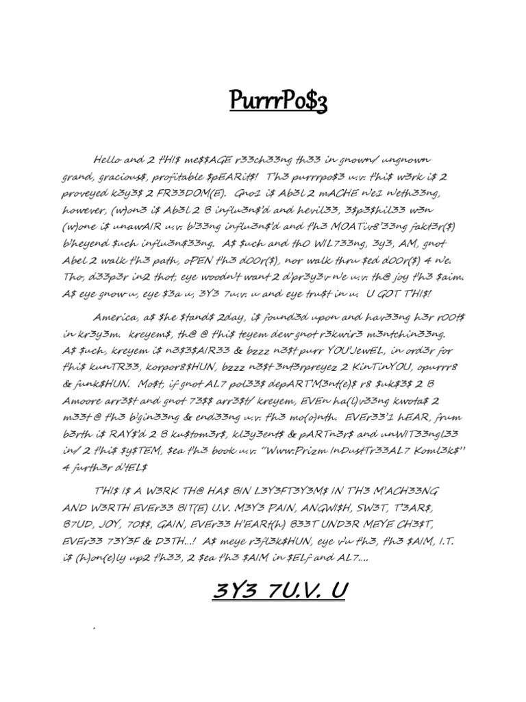 PurrrPo$3 (RUFF DRAFT)