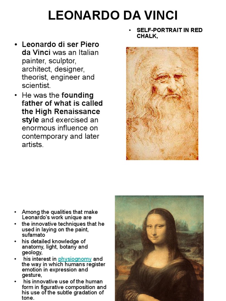Leonardo Da Vinci | PDF | Leonardo Da Vinci | Paintings