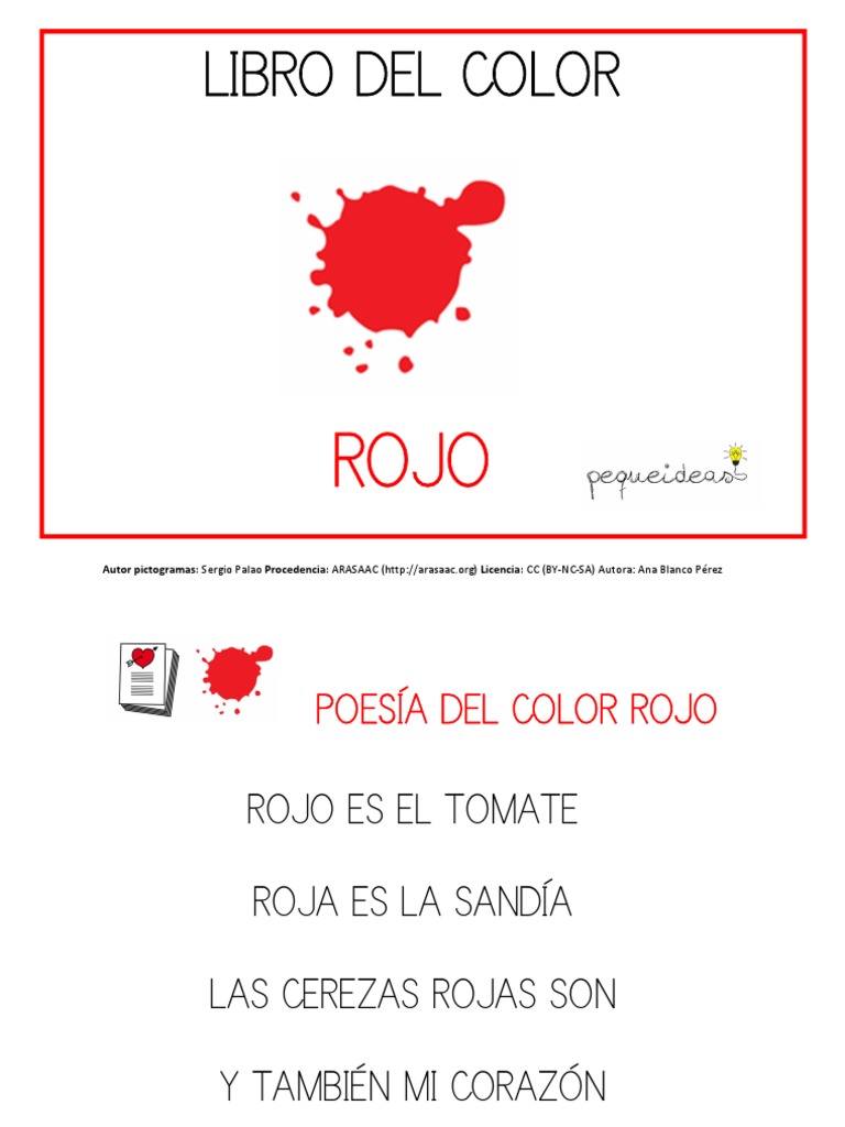 Libro Del Color Rojo | PDF