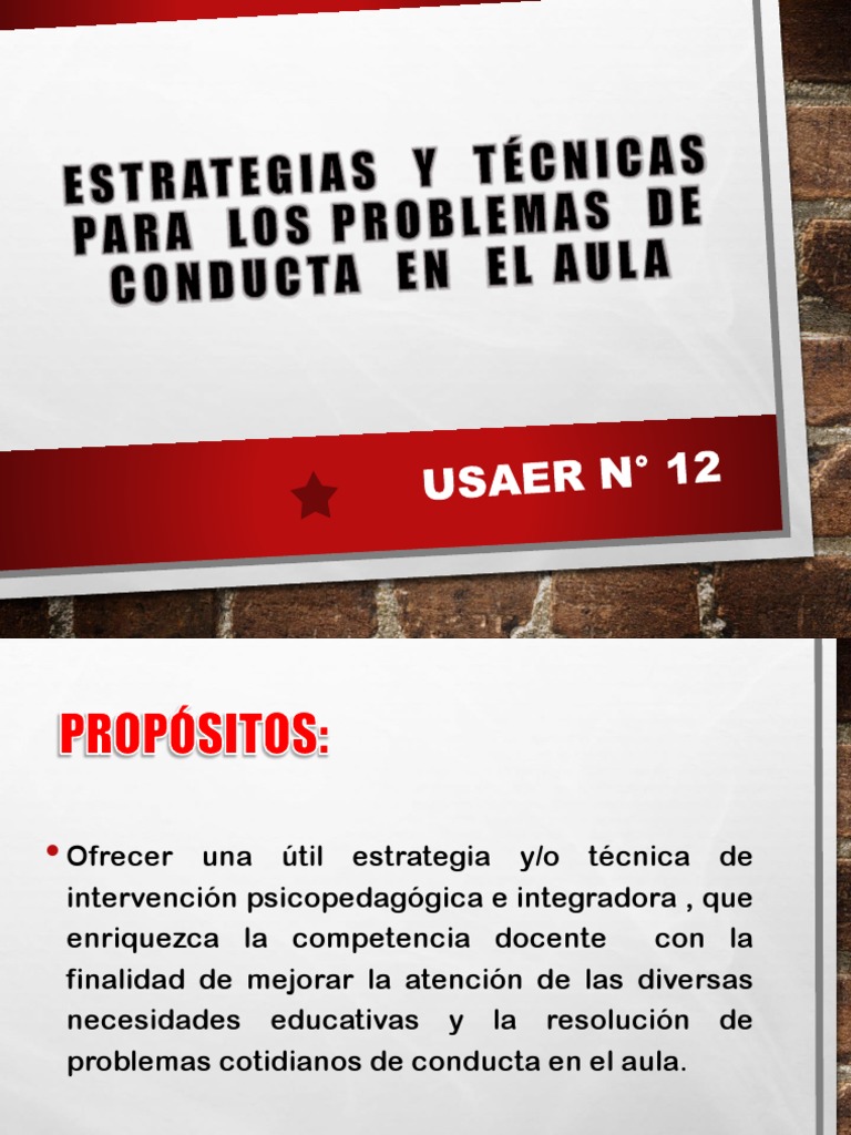 Estrategias para Mejorar Conducta en Aula | PDF | Teoría de apego ...