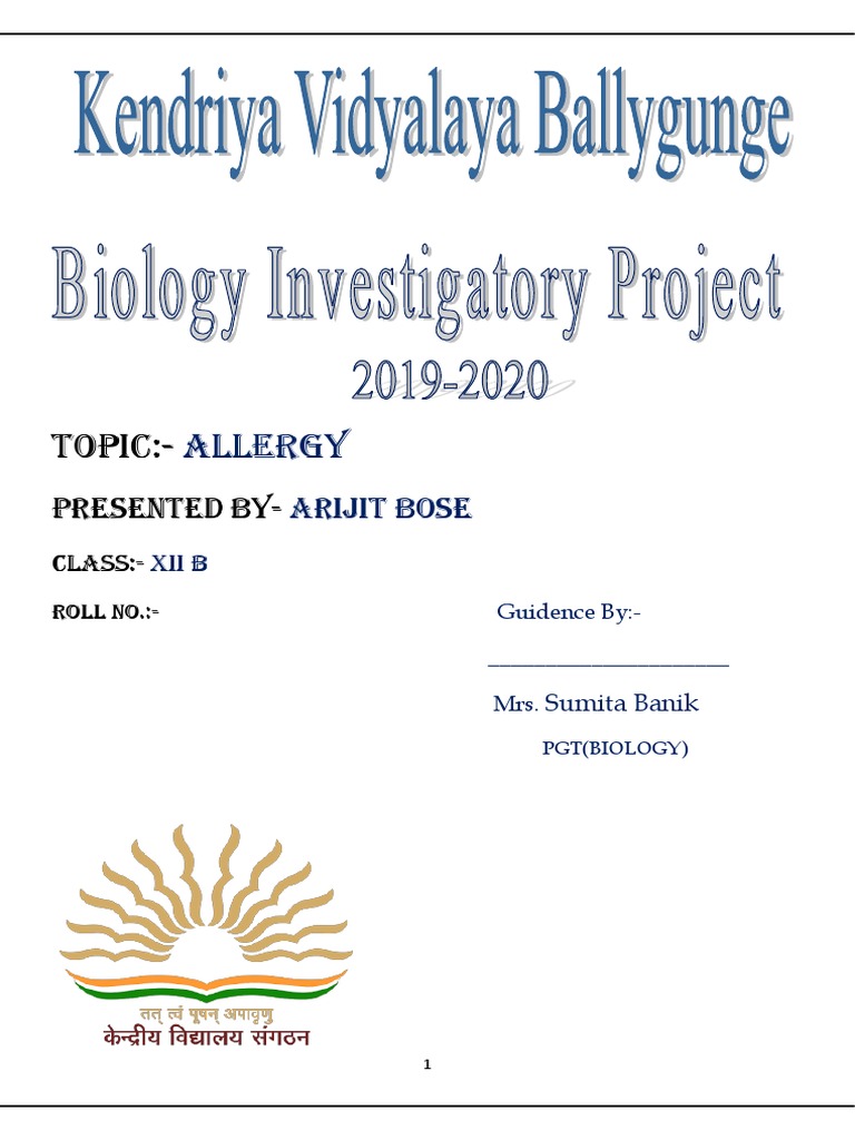 allergy-investigatory-project-biology-class-12-allergen-allergy