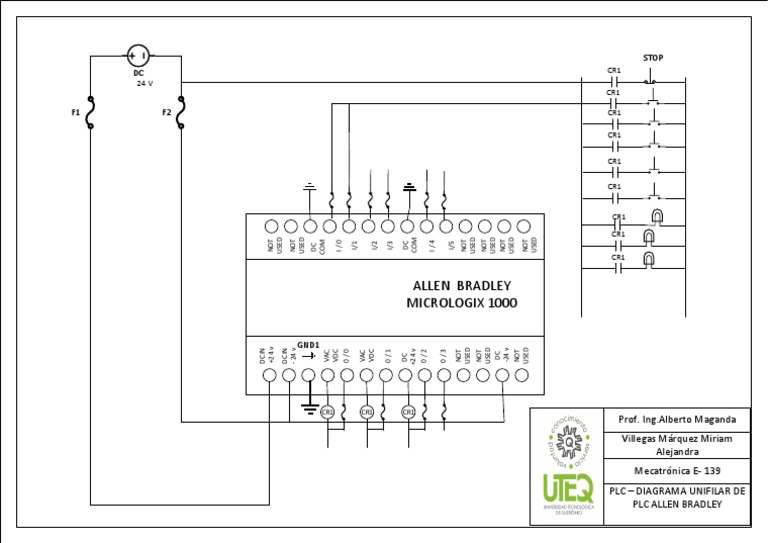 Allen Bradley Micrologix 1000 Diagram | PDF