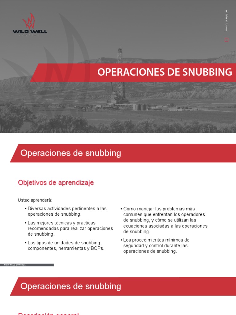 Operaciones de Snubbing | PDF | Bomba | Presión